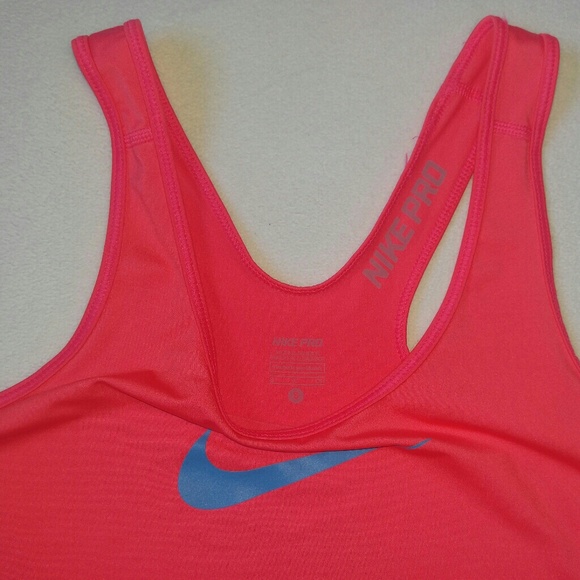 Nike | Tops | Nike Pro Neon Pink Drifit Workout Tank Top Small | Poshmark